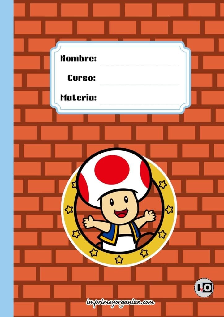 Portadas para Cuadernos de Super Mario en PDF [GRATIS]